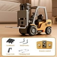 BRRRRT RC Forklift Toy, 1:64 Scale, 7-Channel, Transformable Lift Fork ...