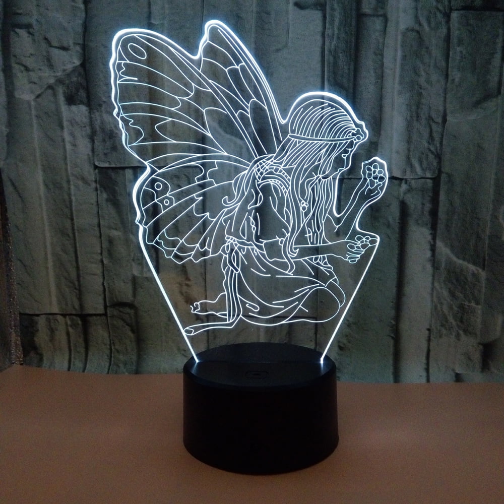 YSITIAN 3D LED Optical Illusion Acrylic Night Light with Remote & Smart ...