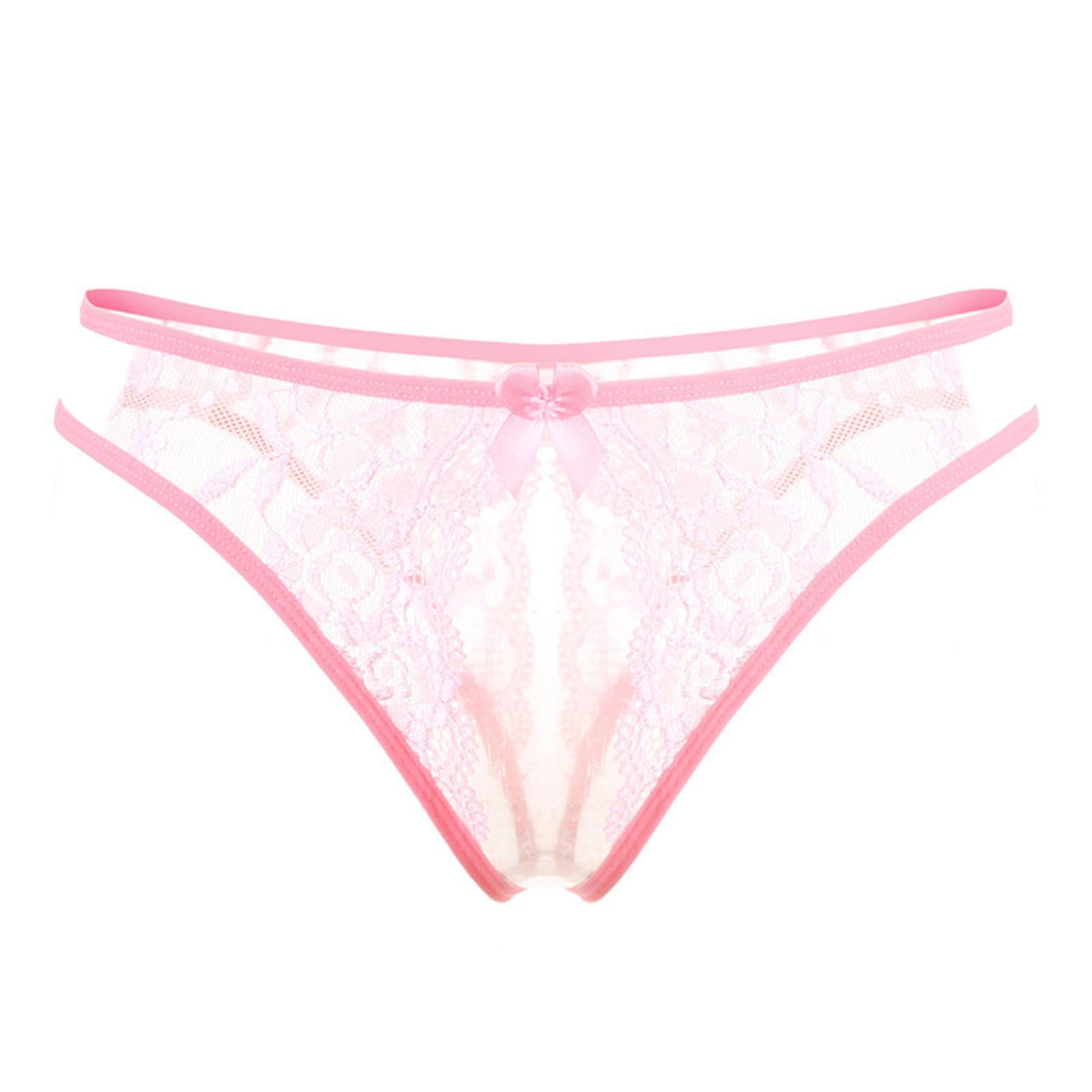 Click here for Awzxde Womens Sexy Lace Thong Panties Transparent... prices