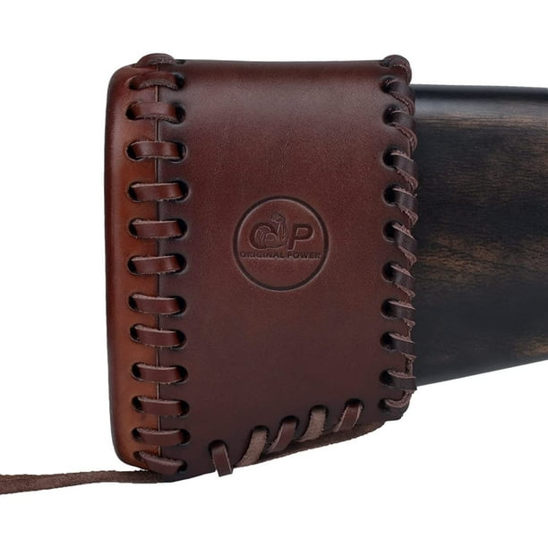Handmade Leather Recoil Pads, Slip On Gun Buttstock Extension Universal ...