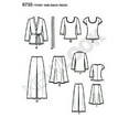 New Look Sewing Pattern 6735 Misses Knit Cardigan, Tops, Pants Clothes ...