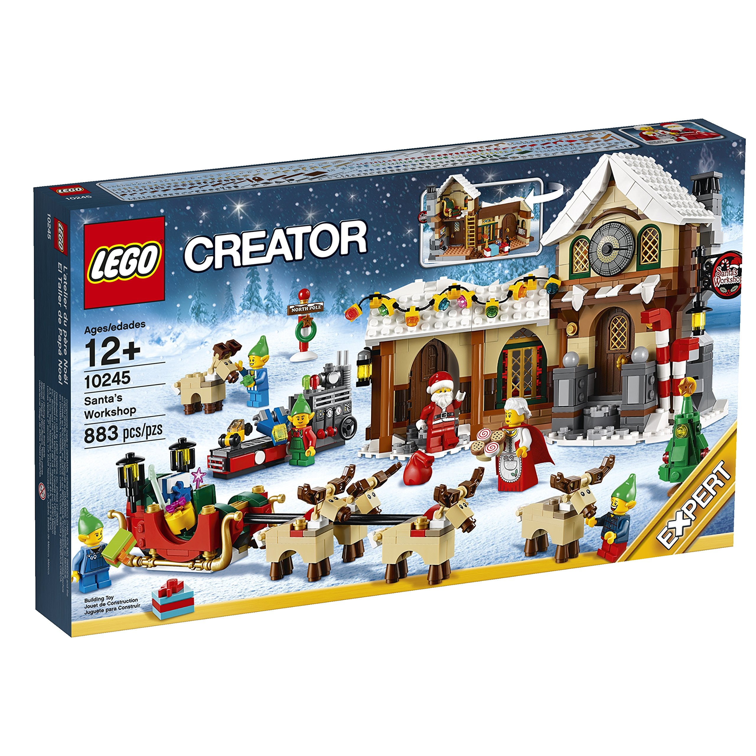 Taller de Papá Noel de LEGO Creator Expert | Walmart en línea