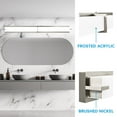 Luxrite 48" LED Vanity Light Brushed Nickel Bathroom Light Fixture 3CCT ...