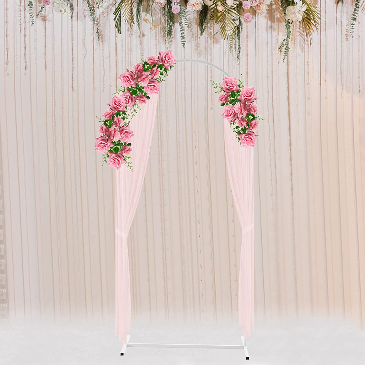 MONIPA Wedding Arch Stand Metal Wedding Garden Arch with Base for ...
