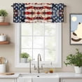 Abstract American Flag Valances for Windows Paint Splatters ...