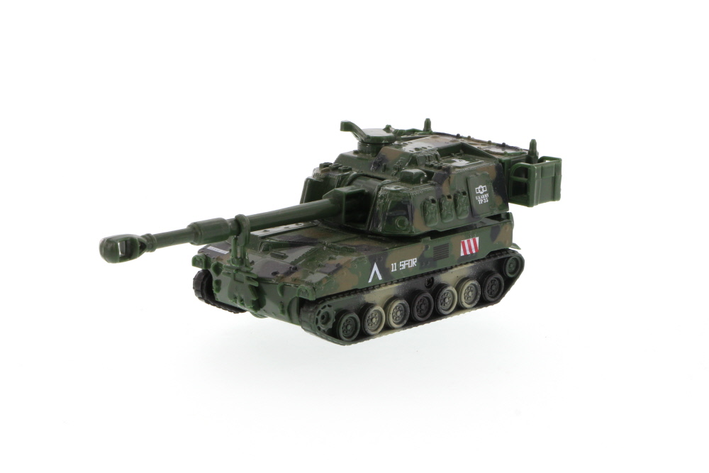 Super Tank Team M109 Paladin, Green and Tan Camouflage - Showcasts 8882 ...