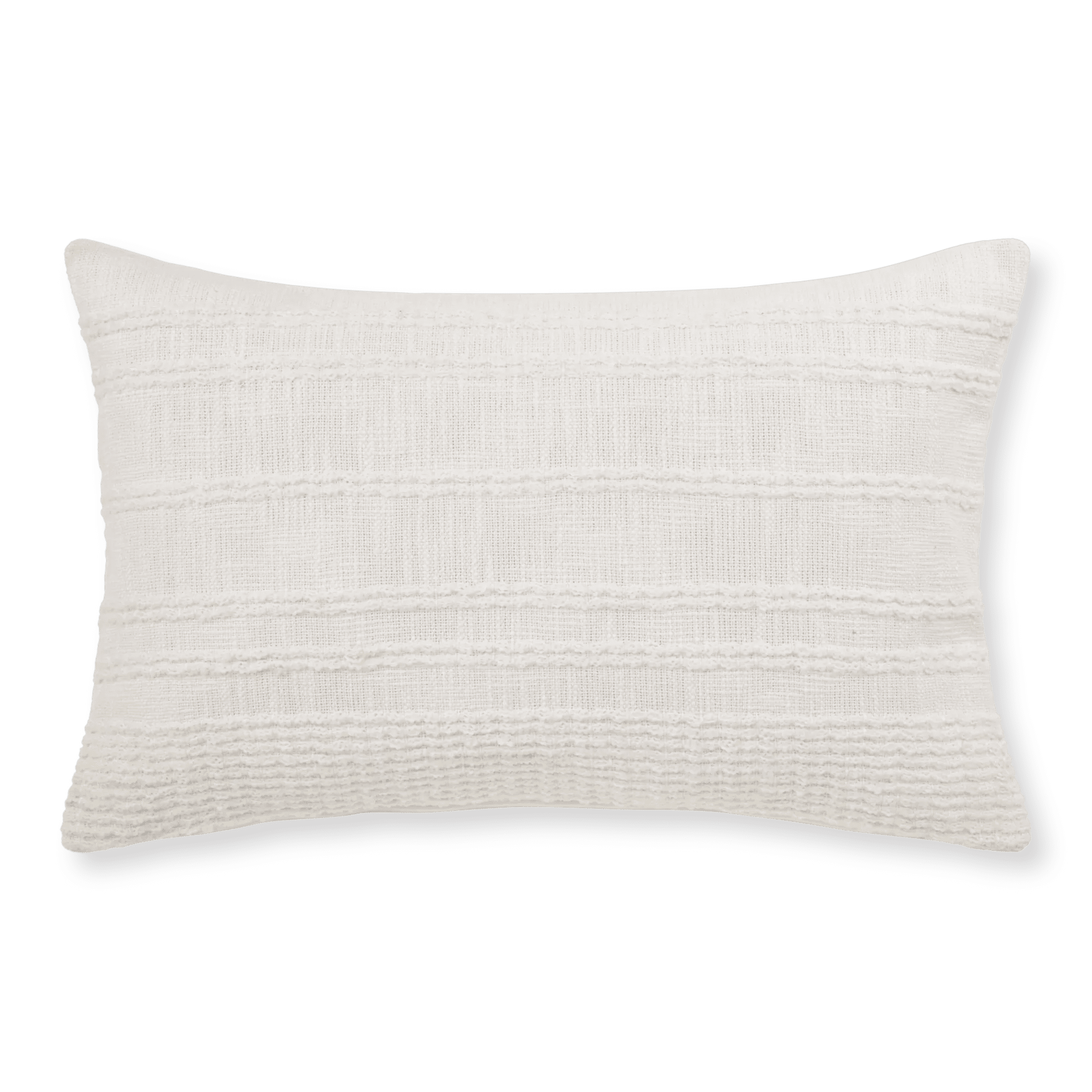 Click here for Bouclair White Lindy Lumbar Decorative Pillow 14x2... prices