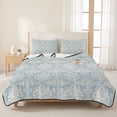 King Quilt Bedding Set Retro Ethnic Wind Floral Patterns Breathable ...