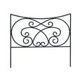 Panacea Garden Landscaping Metal Decorative Crossing Scrolls Border ...