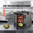 82 Quart LLDPE Front Load Insulated Catering Hot Box Double Buckle ...