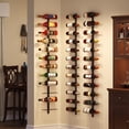24 Bottles Wall Mounted Wine Rack Detachable Hanging Bottle Holder Use ...