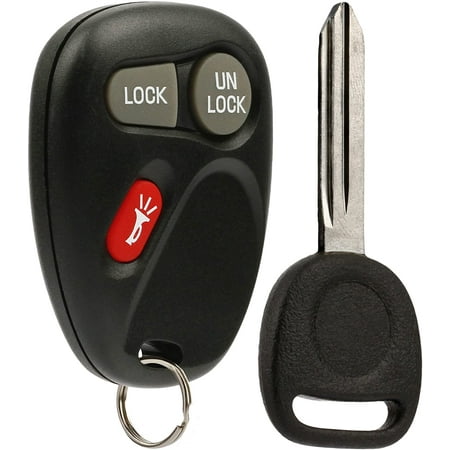 Key Fob Keyless Entry Remote with Ignition Key fits Chevy Astro Blazer ...