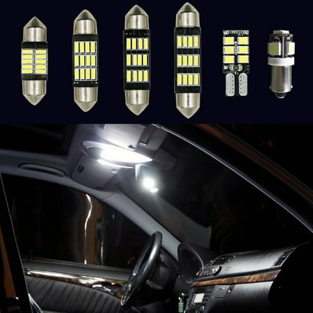 20Pcs White Car Interior LED Light Kit For Benz C Class W204(2008-2015 ...