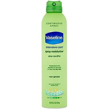 Vaseline Intensive Care Spray Moisturizer, Aloe Soothe 6.5 oz - Walmart.com