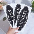 3Pcs 3 Styles PVC Self-adhesive Sign Label Paper Rhombus with Word ...