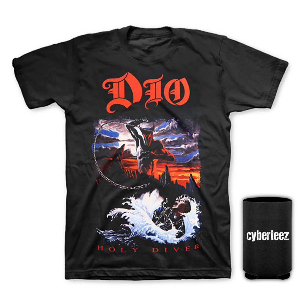 Cyberteez - Dio T-Shirt Holy Diver Ronnie James Dio T-Shirt + Coolie (S ...