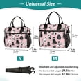 ALAZA Cat Geometry Art Print Cooler Lunch Bag Insulated Reusable Lunch ...