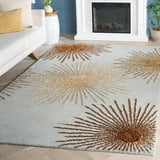 SAFAVIEH Soho Fiesta Geometric Area Rug, Light Blue/Multi, 5' x 8 ...