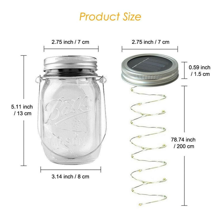 Walmart Solar Jar Lids