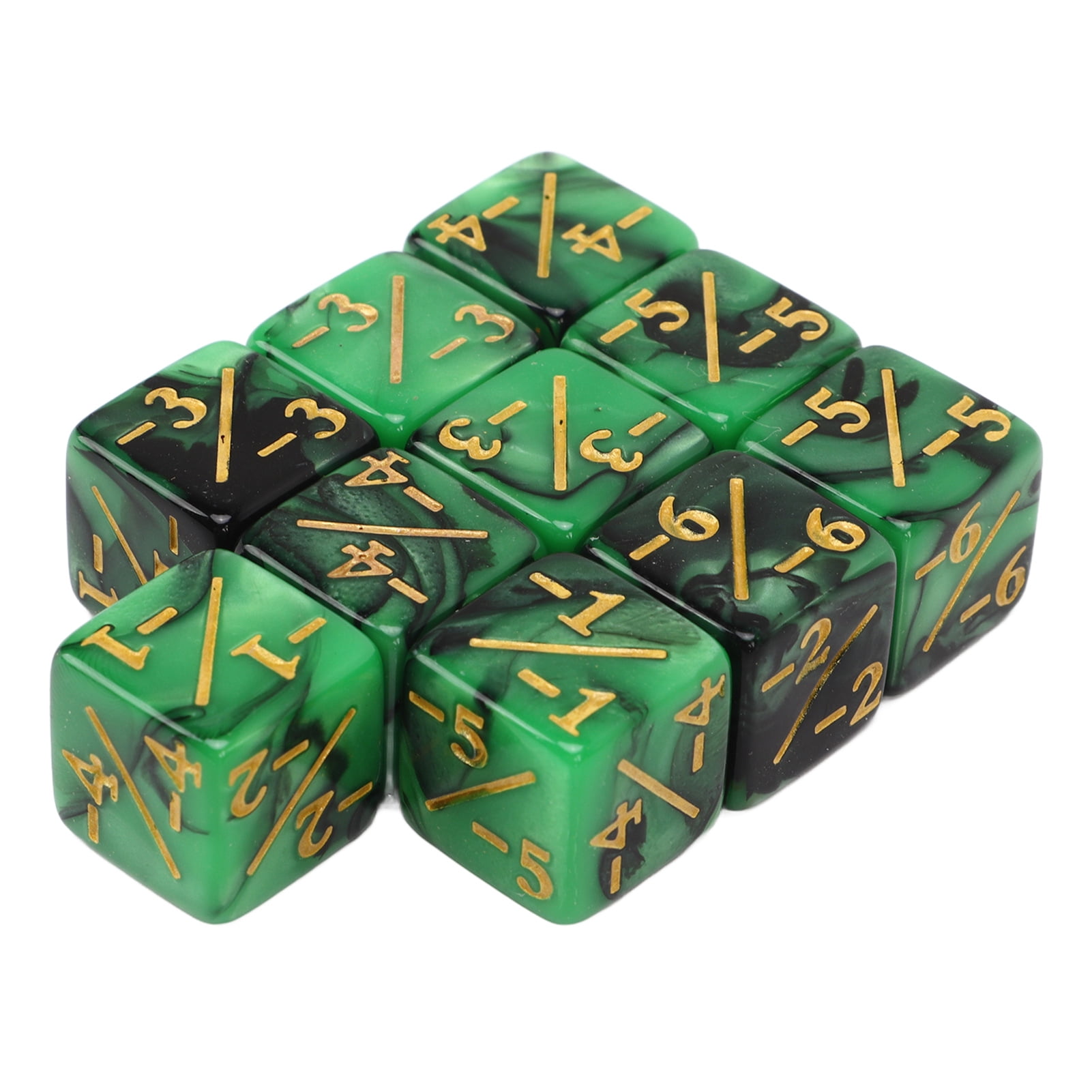 Dados educativos, 10 piezas, dados de 6 lados, dados laterales, juego ...
