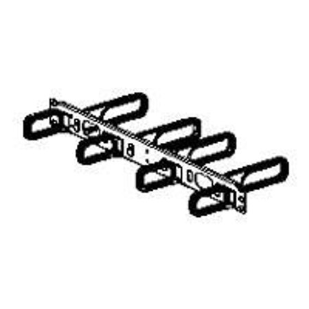 Panduit Open-Access Horizontal Cable Manager - Cable management panel ...