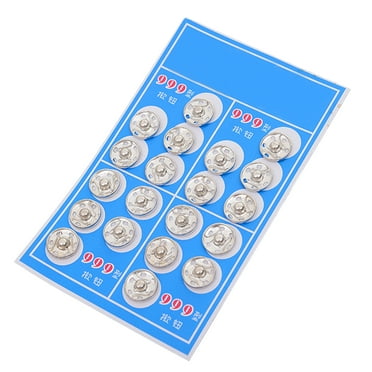 Walmart 50-Pack Black Jeans Buttons, 17mm Metal Rivet Snap Fasteners ...