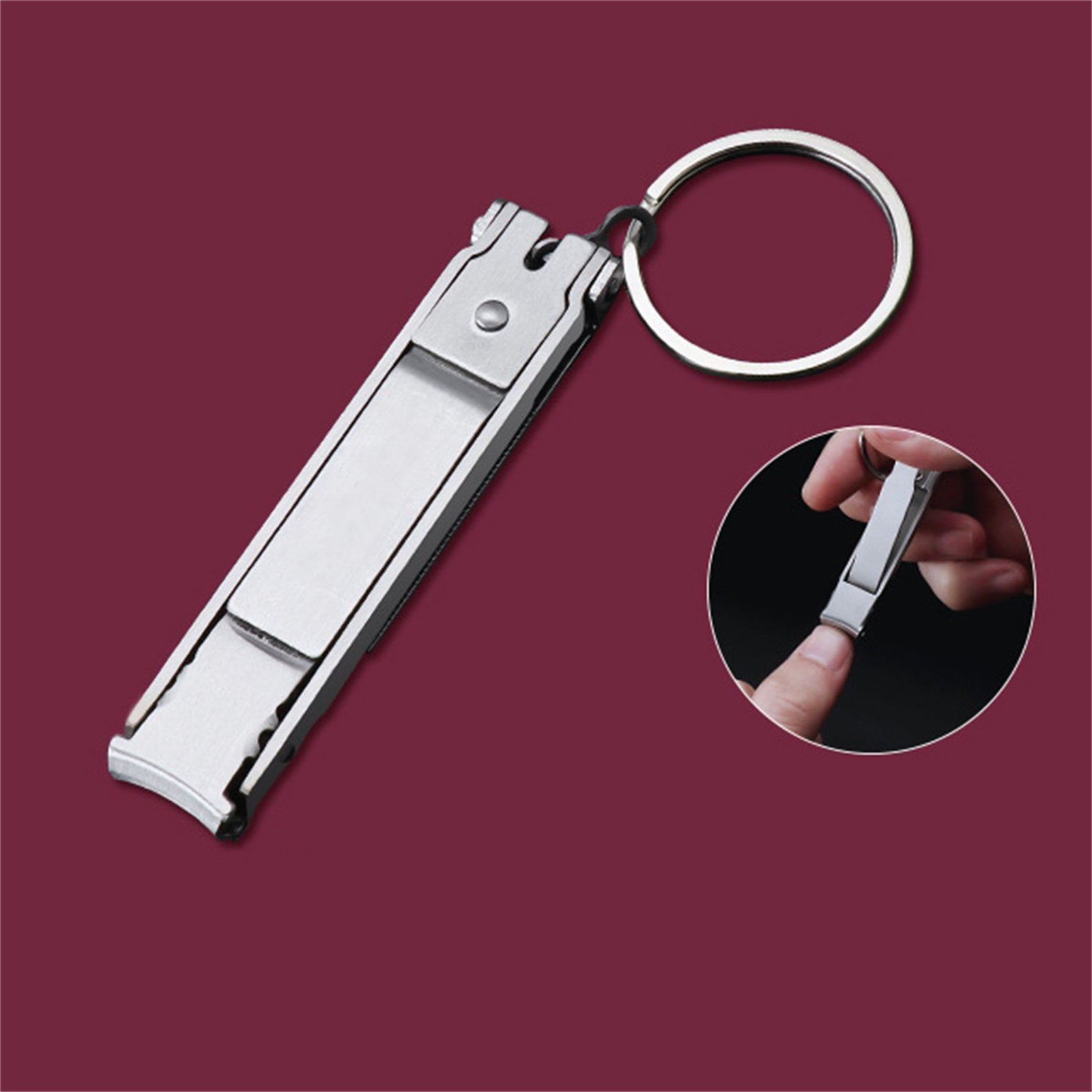 ertutuyi nail clippers for natural finger nails ultra thin mini travel ...