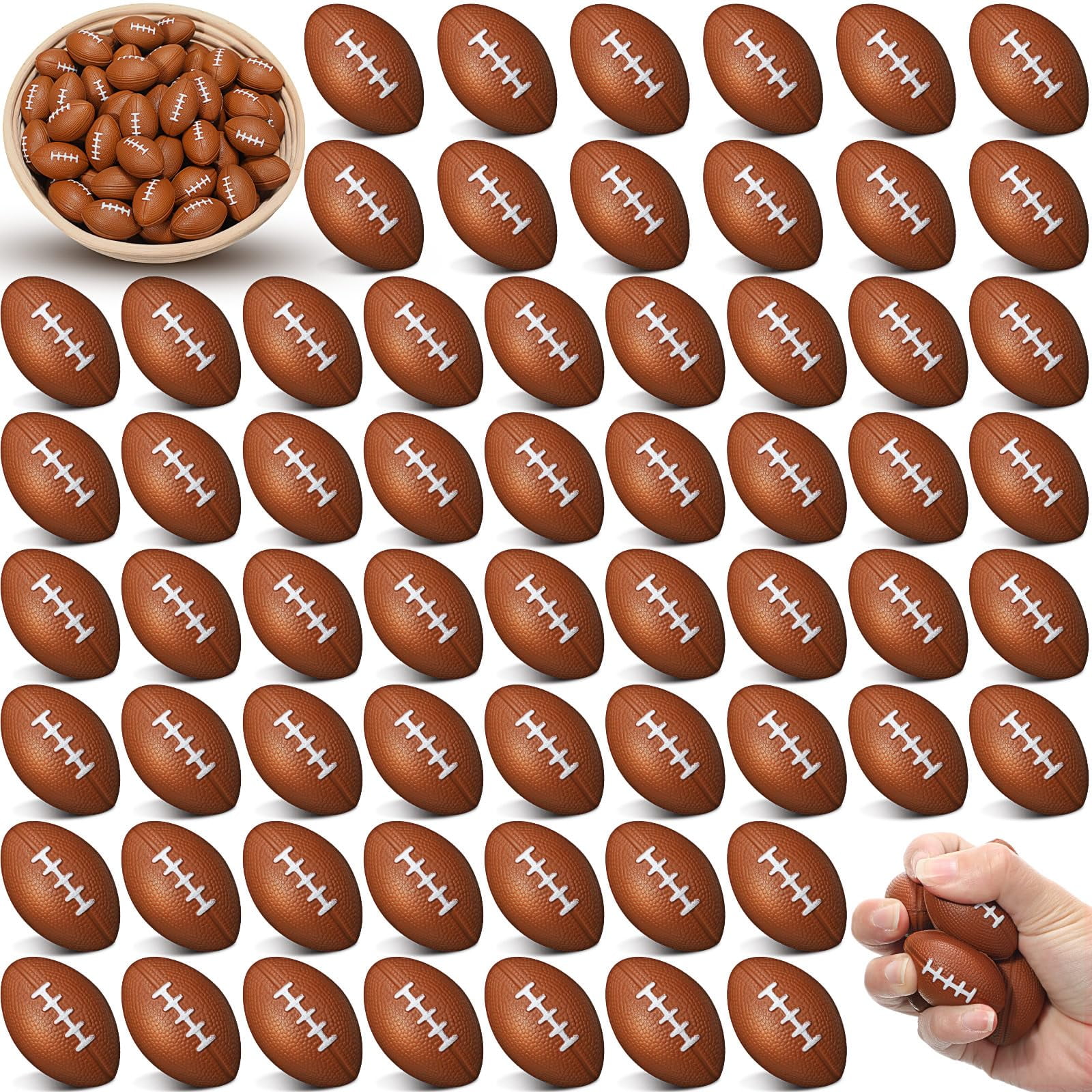 Click here for Civaner 500 Pcs Mini Foam Footballs For Adults 1.4... prices