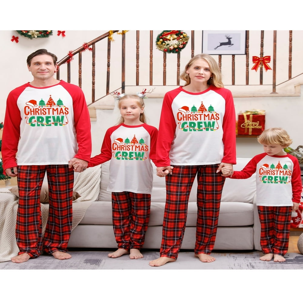 Click here for Generic Family Christmas Pjs Matching Sets Plaid S... prices