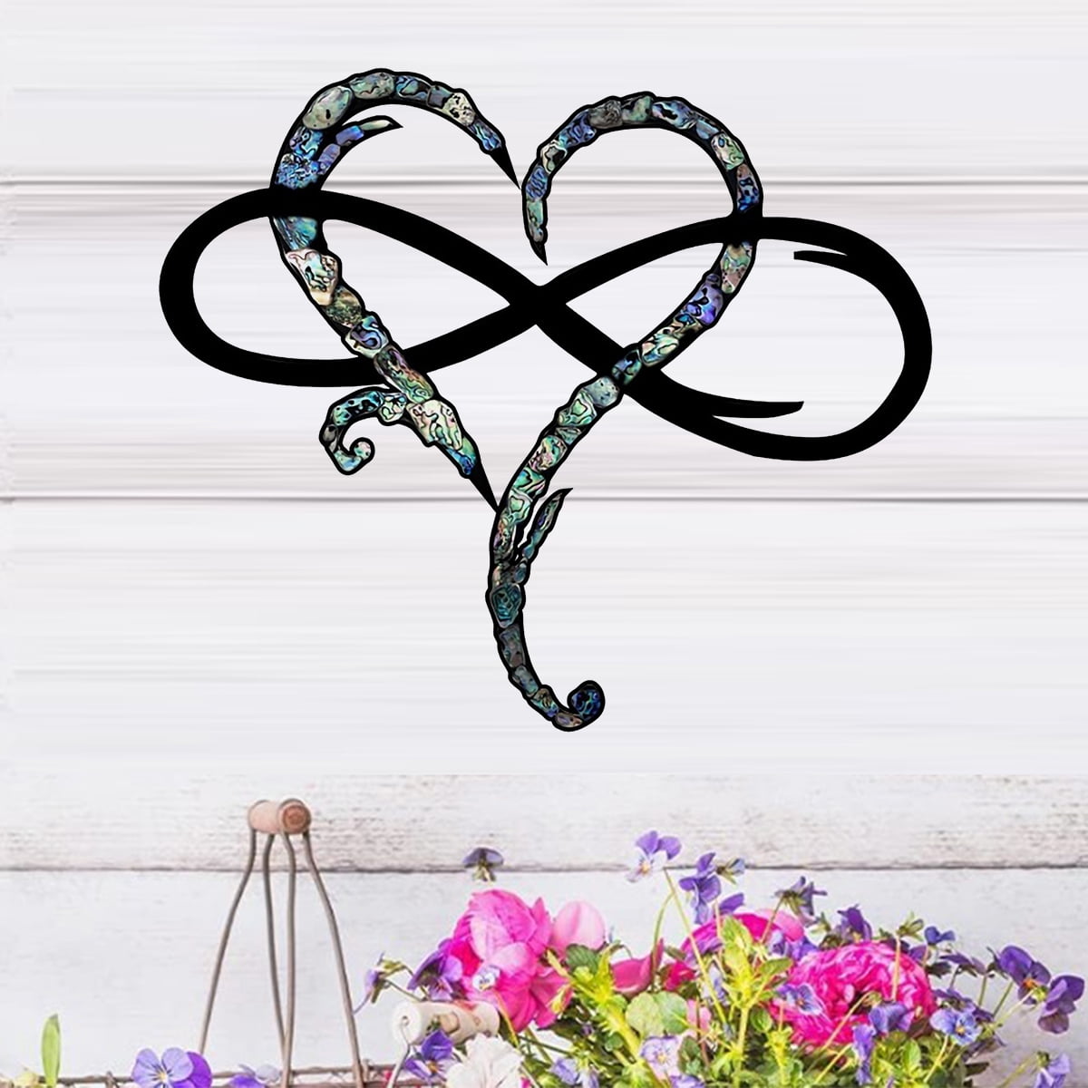 Infinity Symbol With Heart And Name