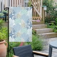 Blue Green Sea Garden Flag 12x18 Inch Nautical Coastal Ocean Watercolor ...