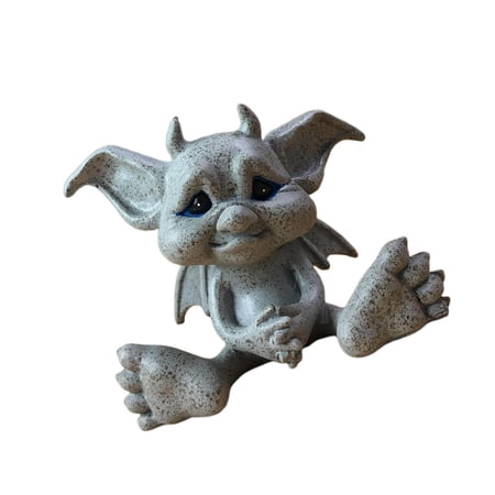 Baby Goblin Art Fairy Garden Statue Lawn Statue sculpture Yard Porch ...