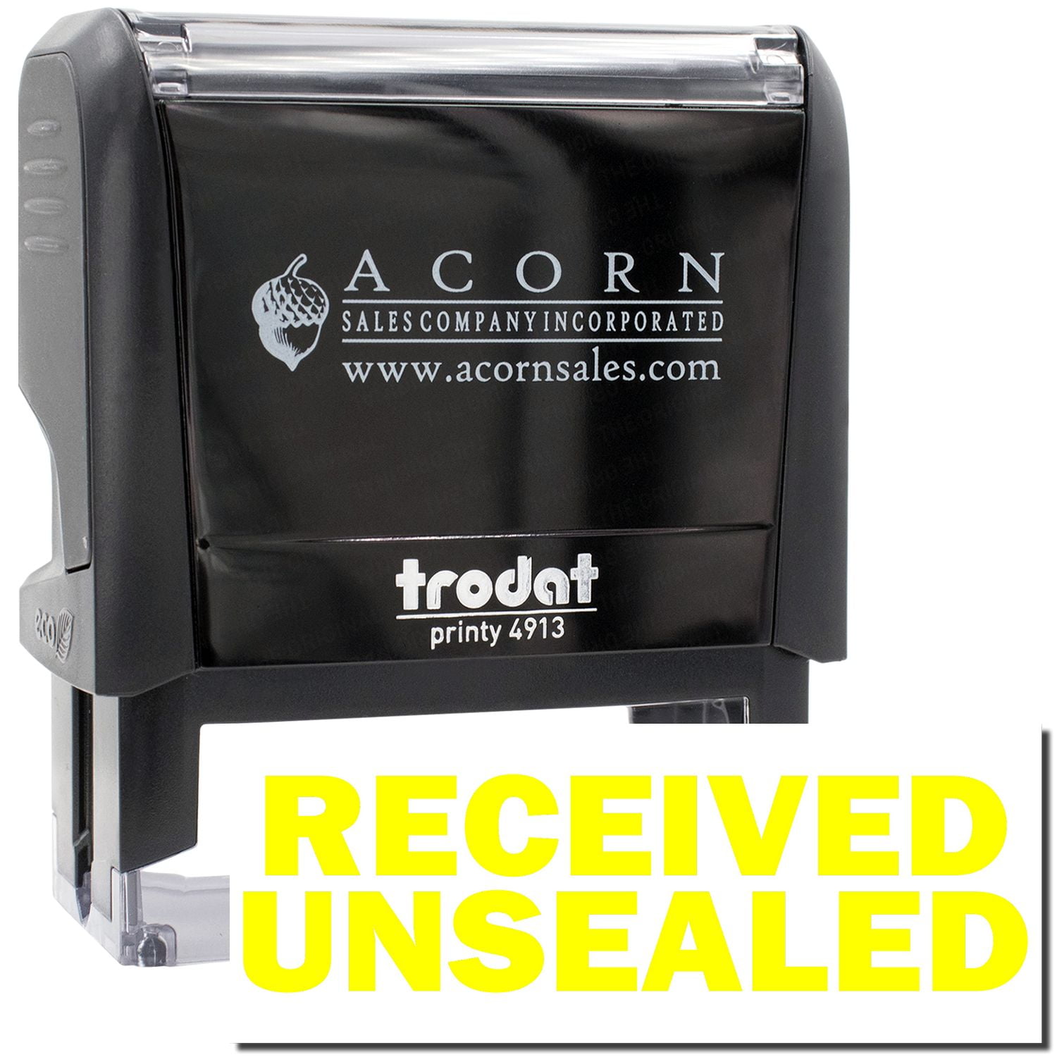 Large Self-Inking Received Unsealed Stamp, Trodat Printy 4913, Press ...