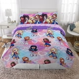 Bratz Full Bed in a Bag, Comforter Sheets and Backpack, Purple ...