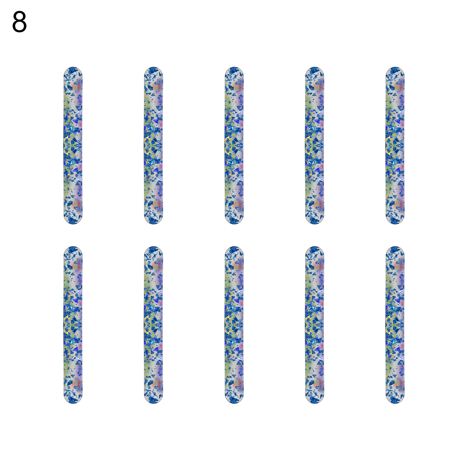 10 Pcs Colored Popsicle Sticks for Crafts, Colored Wooden Craft Sticks ...