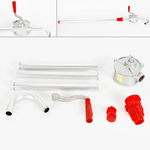 55 Gallon Manual Rotary Hand Pump Oil Fuel Gas Barrel Drum Pump ...