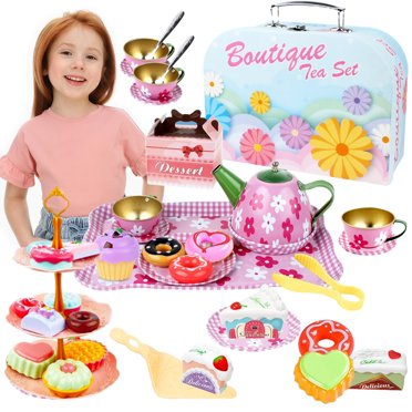 Green Toys Tea Set - Pink - Walmart.com