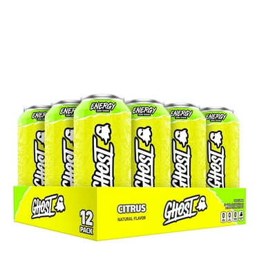 GHOST Zero Sugar Energy Drink, SOUR PATCH KIDS Blue Raspberry, 16 oz ...