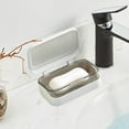 European Style Plastic Soap Box with Lid, Draining Soap Holder, Elegant ...