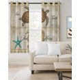 Coastal Turtle Seahorse Blackout Curtains for Bedroom/Living Room ...