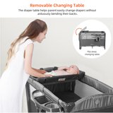 3 in 1 Bassinet with Bedside Sleeper, Playard and Portable Diaper ...