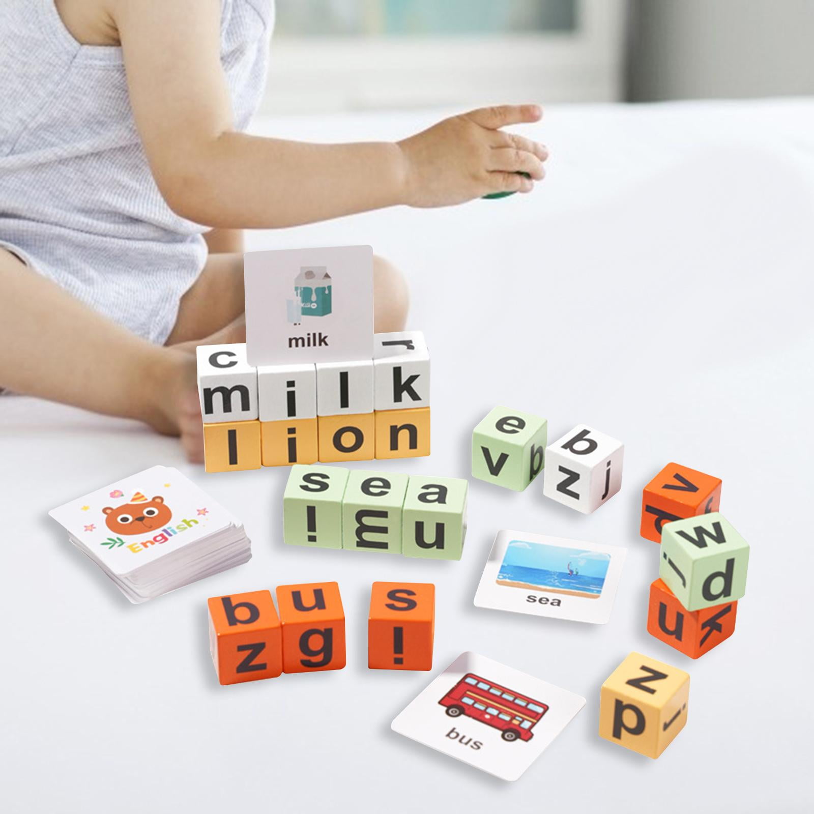 Juguetes de ortografía, bloque de ortografía de letras, juegos de ...