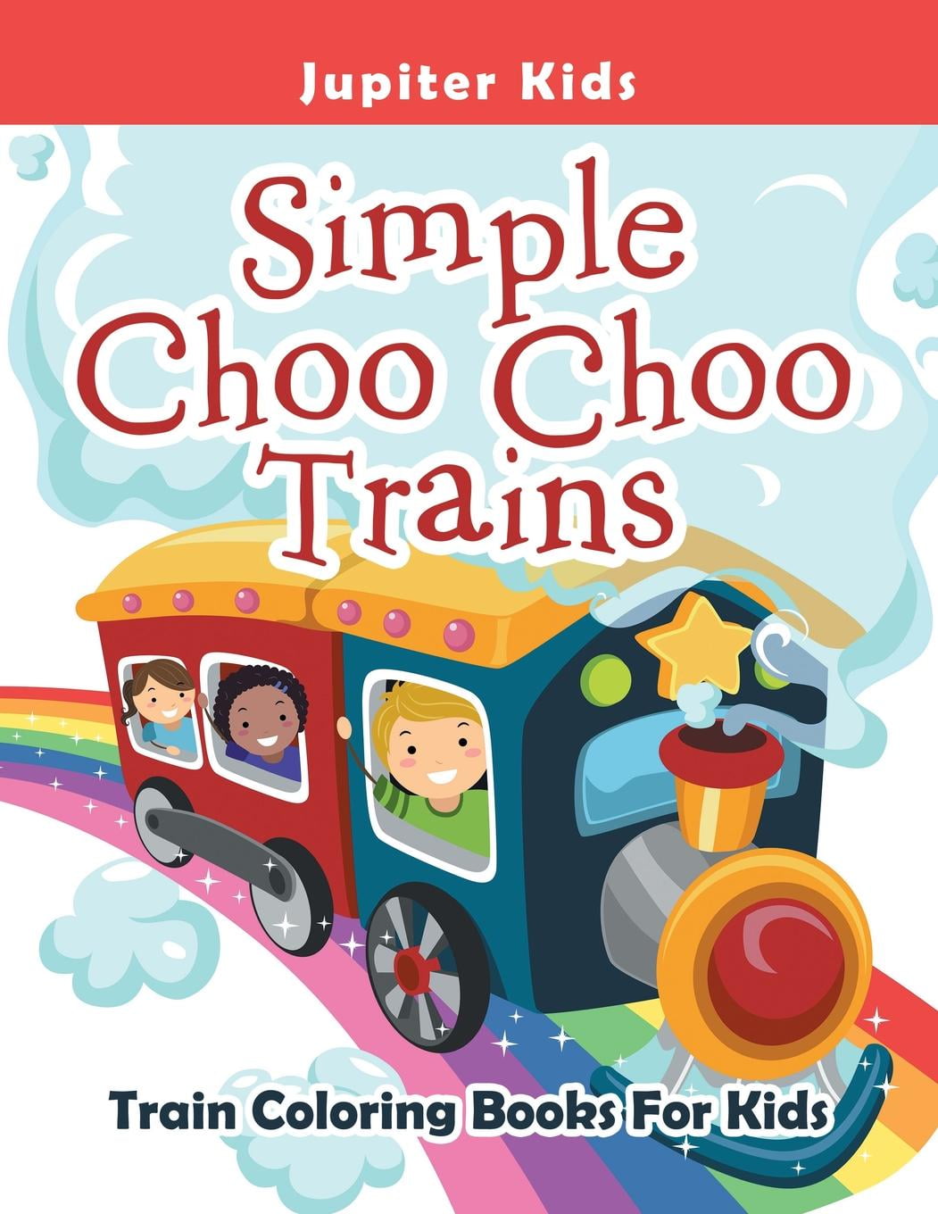 Simple Choo Choo Trains: Train Coloring Books For Kids (Paperback ...