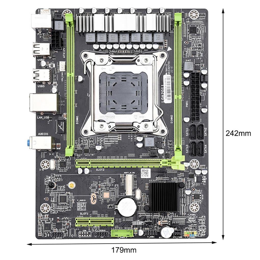 Placa Base De Ordenador X79M2 2,0 M-Atx Ddr3 64G Usb 2,0 Sata 2,0 ...