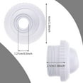 Thinp 10 Pieces Pool Jet Nozzles, 3/4" Directional Flow Eyeball Inlet ...