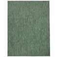 Solid Outdoor Rug for Patio or Balcony in Mottled Green - Walmart.com