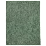 Solid Outdoor Rug for Patio or Balcony in Mottled Green - Walmart.com