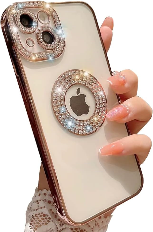 Compatible with iPhone Case,Luxury Glitter Bling Sparkly Diamond ...