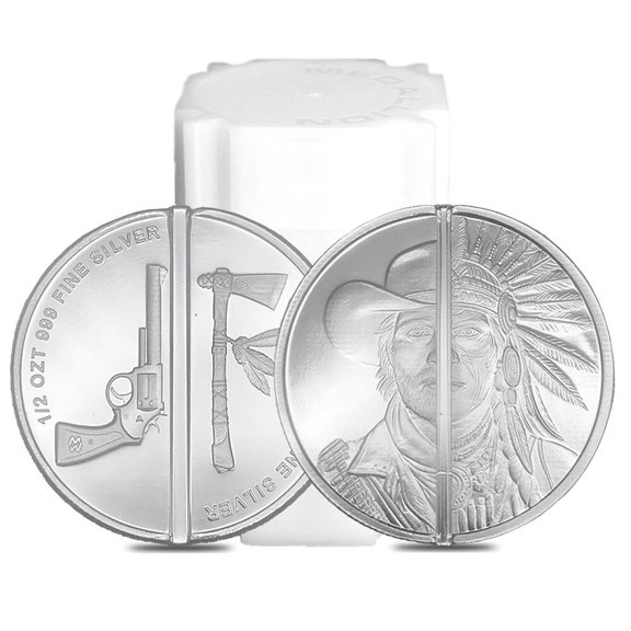 Elemetal Mint Tube of 20, 1 oz Silver Rounds, .999 Fine Silver ...
