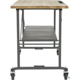 COSCO SmartFold Portable Workbench / Folding Utility Table (Gray Steel ...